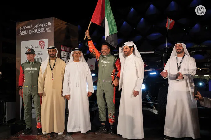 Mohammed bin Hamdan bin Zayed attends 34th Abu Dhabi Desert Challenge